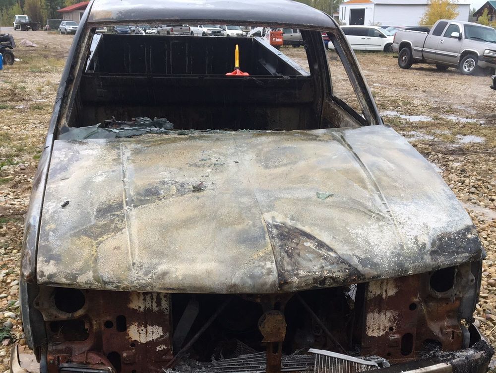 Thieves torch truck used in Wabasca golf course ATM ram raid | Edmonton ...