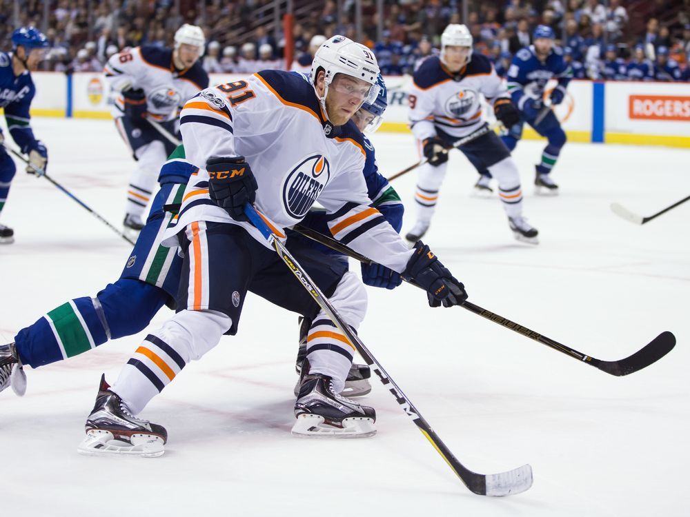 Drake Caggiula puts in claim for Edmonton Oilers job on Connor McDavid ...