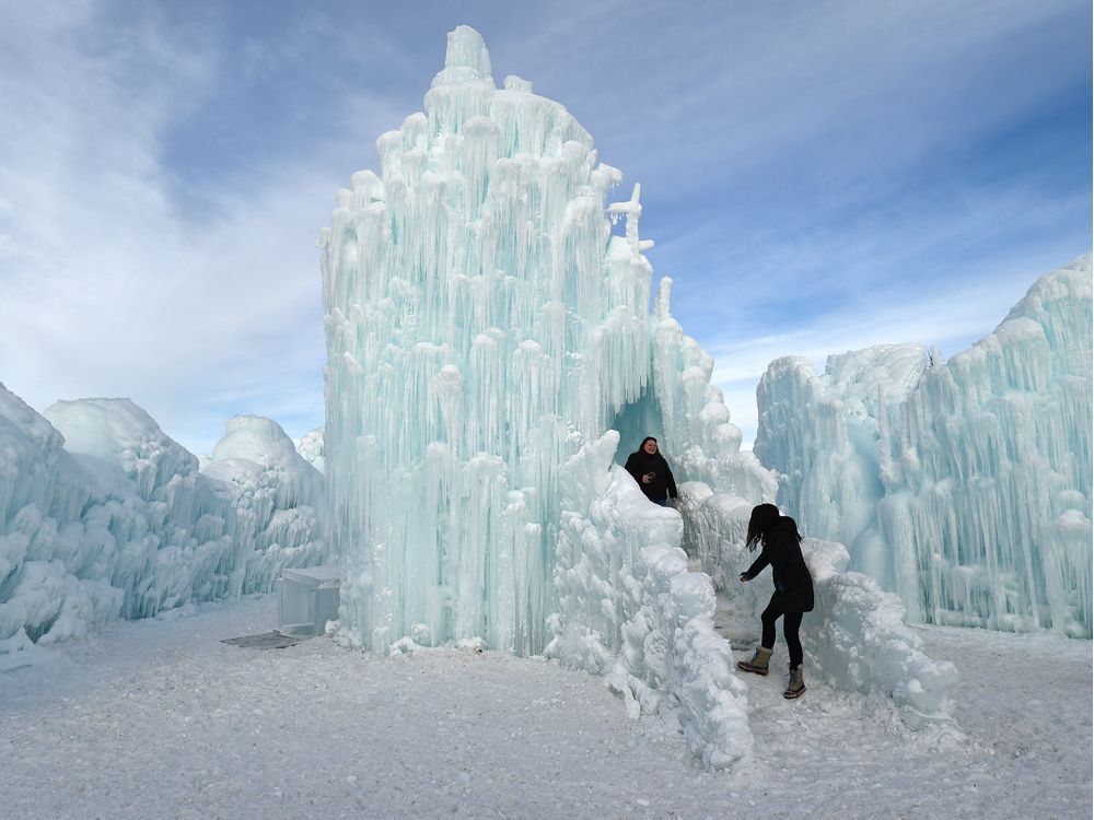 Sneak peek at Edmonton's Ice Castle | Edmonton Journal