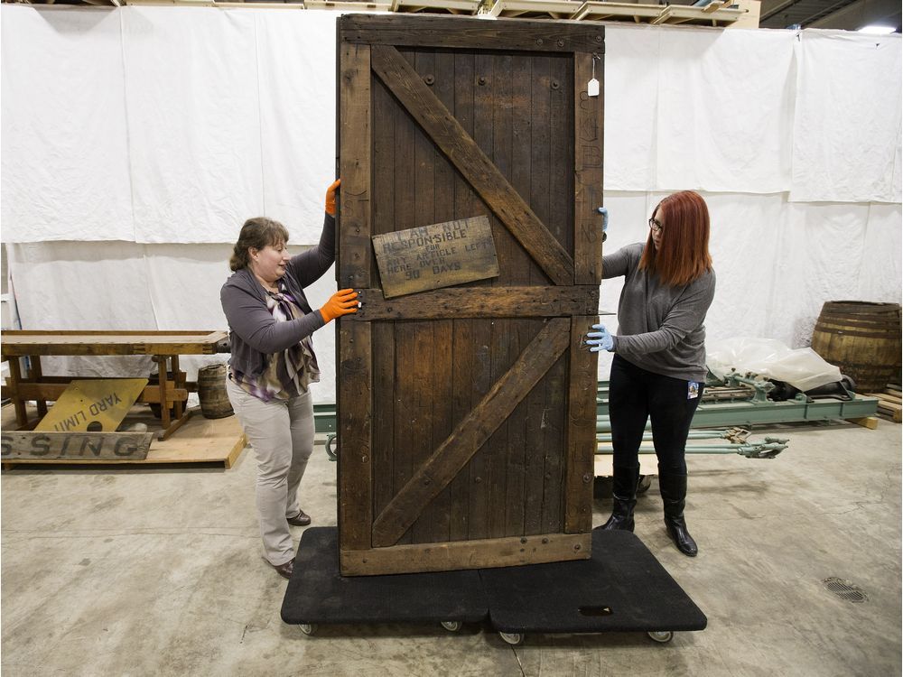 Royal Alberta Museum houses historic original Minchau blacksmith door ...