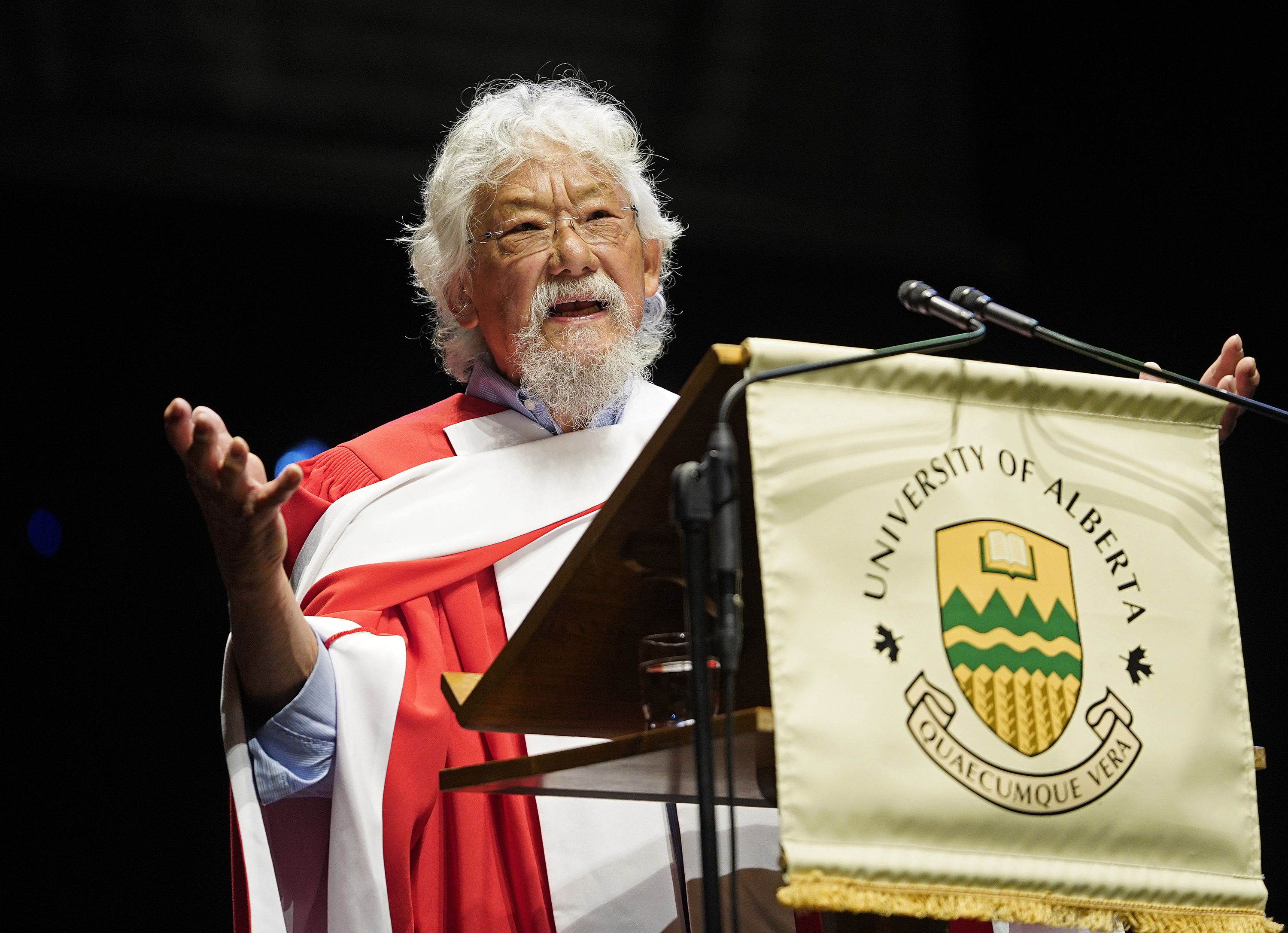 PHOTOS: David Suzuki Receives Honorary Degree | Edmonton Journal