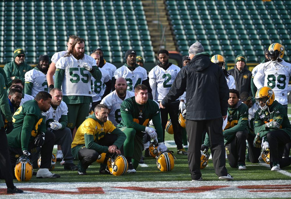 CFL: Edmonton Eskimos prep for last game as though they're in playoffs ...