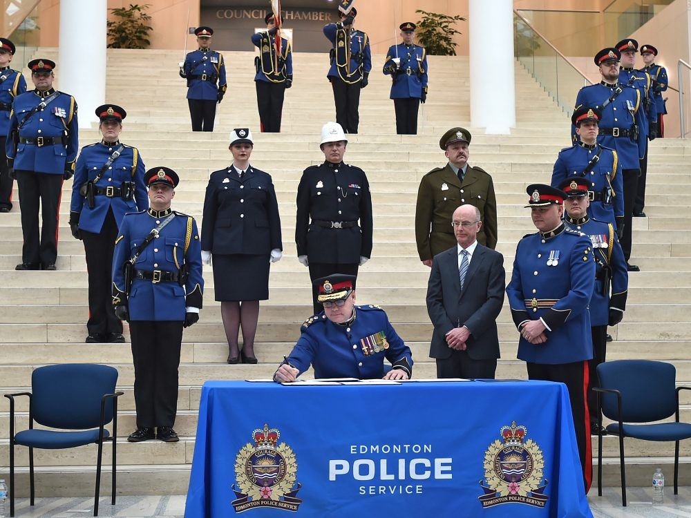Watch: Dale McFee sworn in as Edmonton's new Chief of Police | Edmonton ...