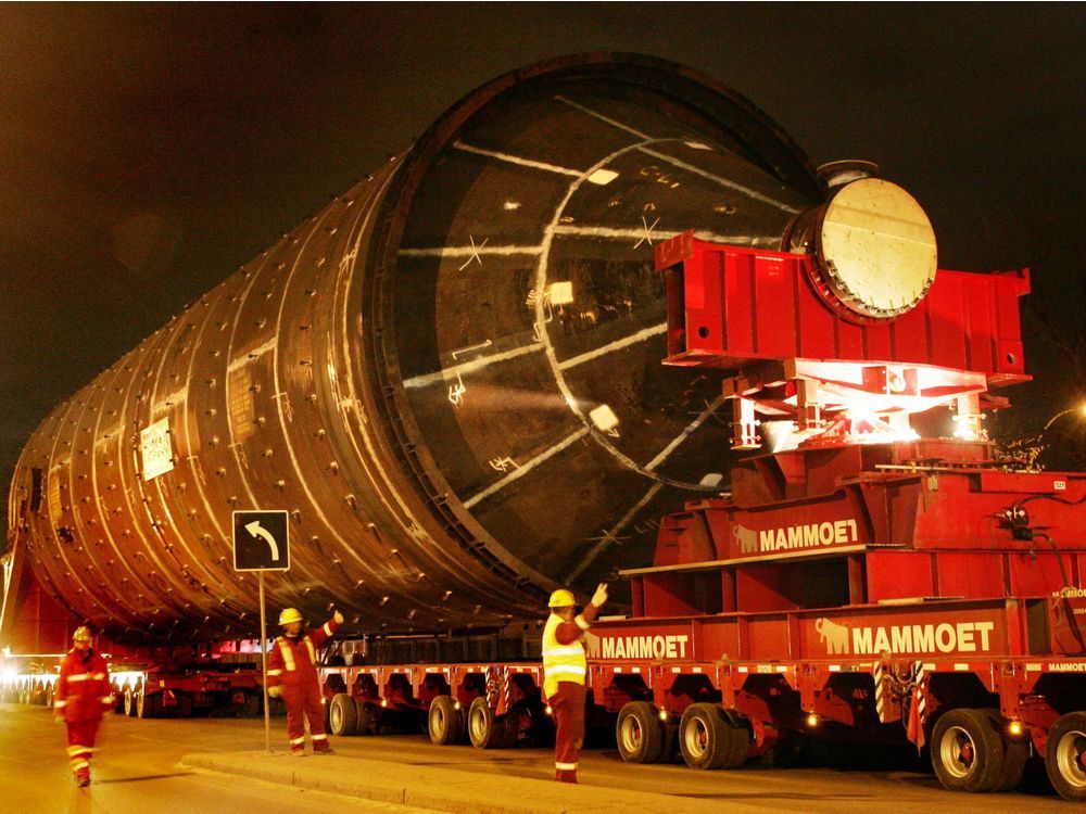 How a large coker load may impact travel in northeastern Alberta to Jan ...