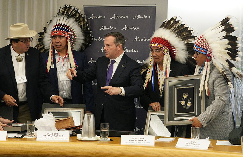 Watch: Premier Kenney meets with First Nations chiefs | Edmonton Journal