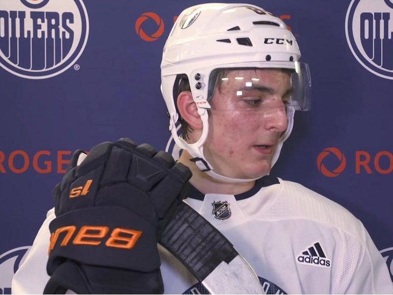 Giant Oilers D hopeful Michael Kesselring is still growing, and so is ...