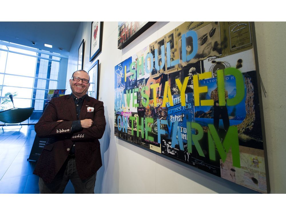 Watch: The art of Bernie Taupin at Epcor Tower | Edmonton Journal