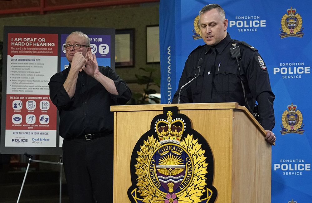 Watch: Edmonton police unveil tool to communicate with deaf, hard of ...