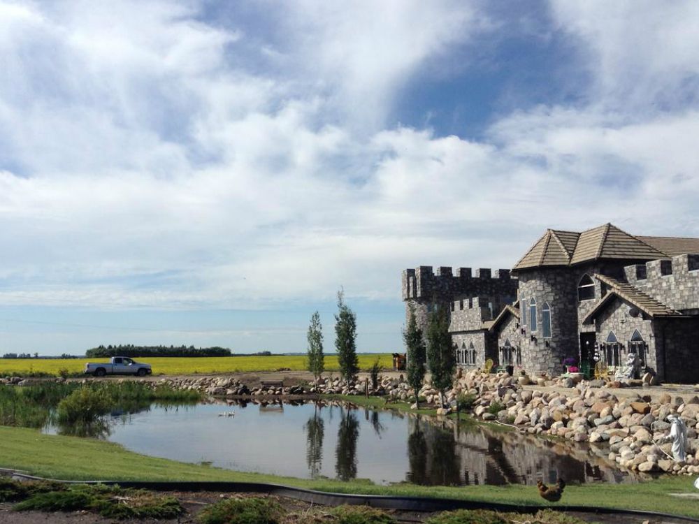 Alberta castle opens as bed and breakfast, already flooded with ...
