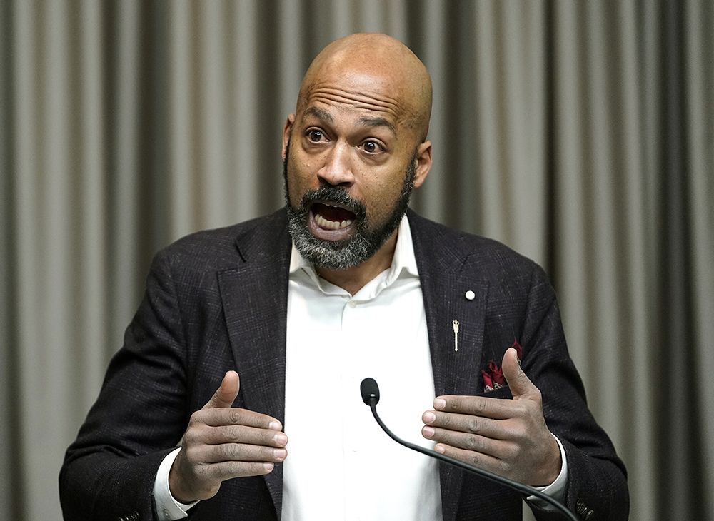 Watch: NDP responds to government review of Alberta Health Services ...