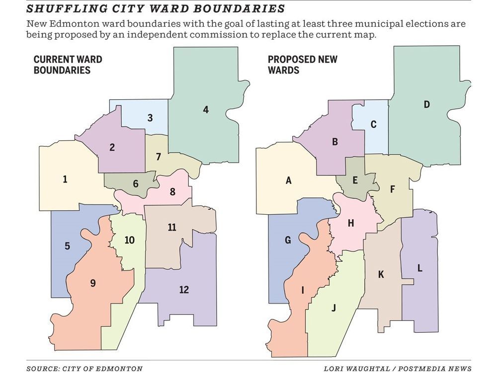 Keith Gerein: Edmonton's new ward map offers a boost to suburban south ...