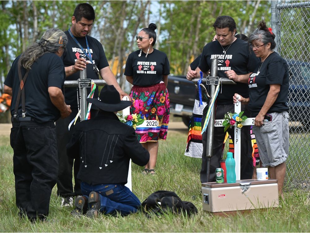 Family of two slain Metis hunters says goodbye at ceremony | Edmonton ...