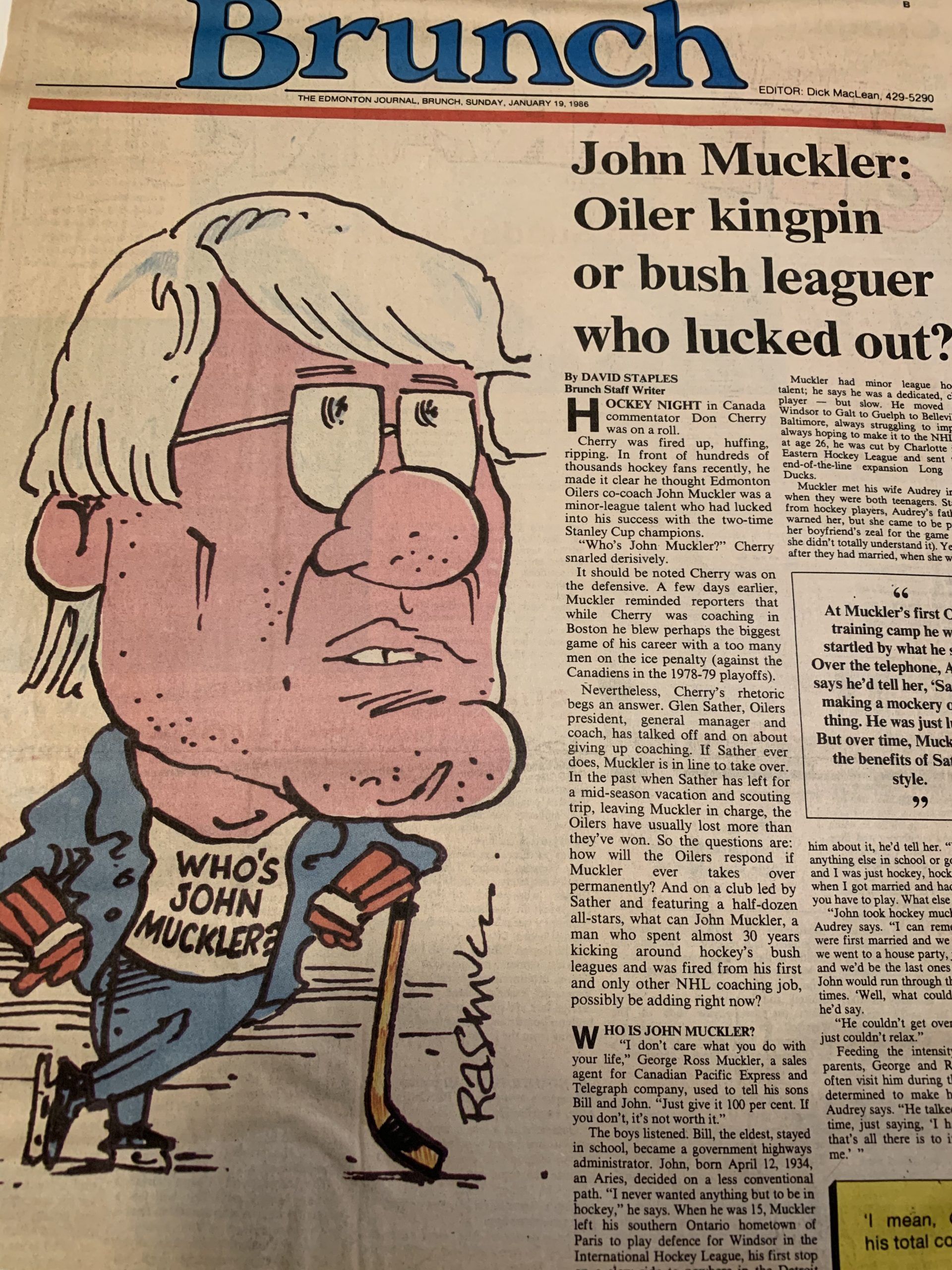 The Real Muck: How John Muckler learned to relax (a wee bit) and become ...