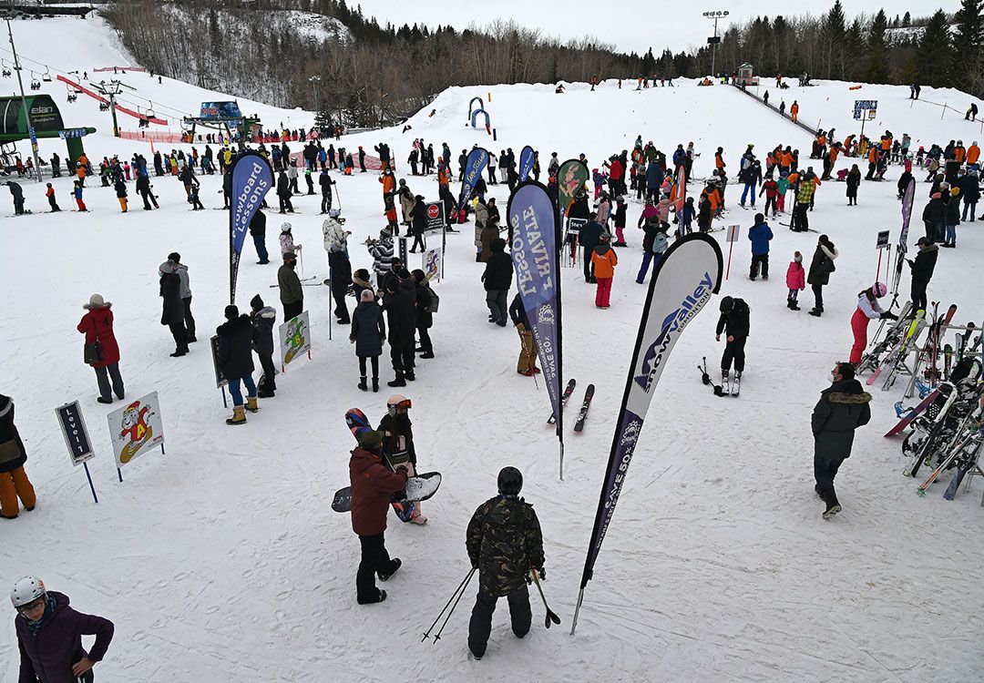 Edmontonians hit the slopes at Snow Valley to celebrate World Snow Day ...
