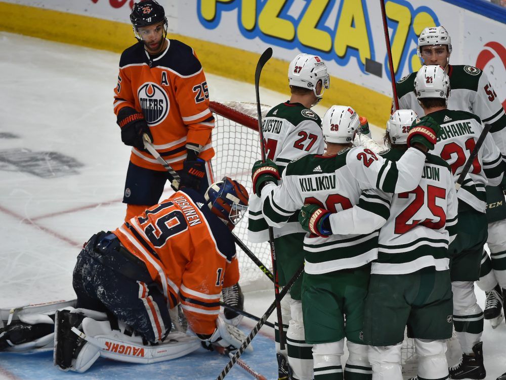 Player grades: Wild go wild on Edmonton Oilers, end Woodcroft's winning ...