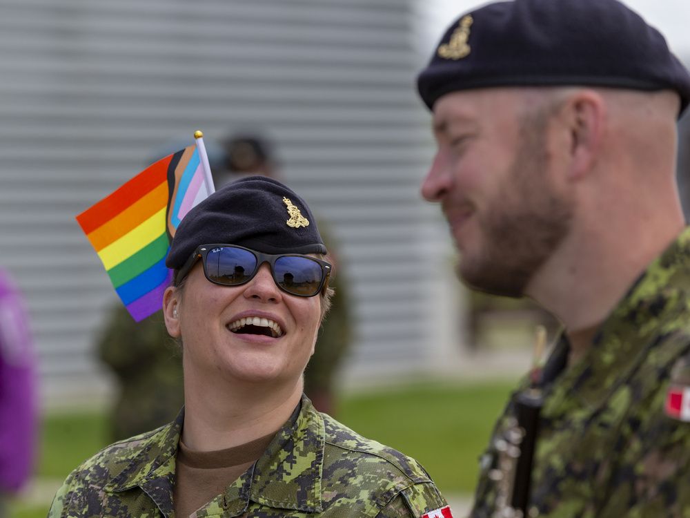 Canadian Forces Base Edmonton celebrates Pride with first parade ...