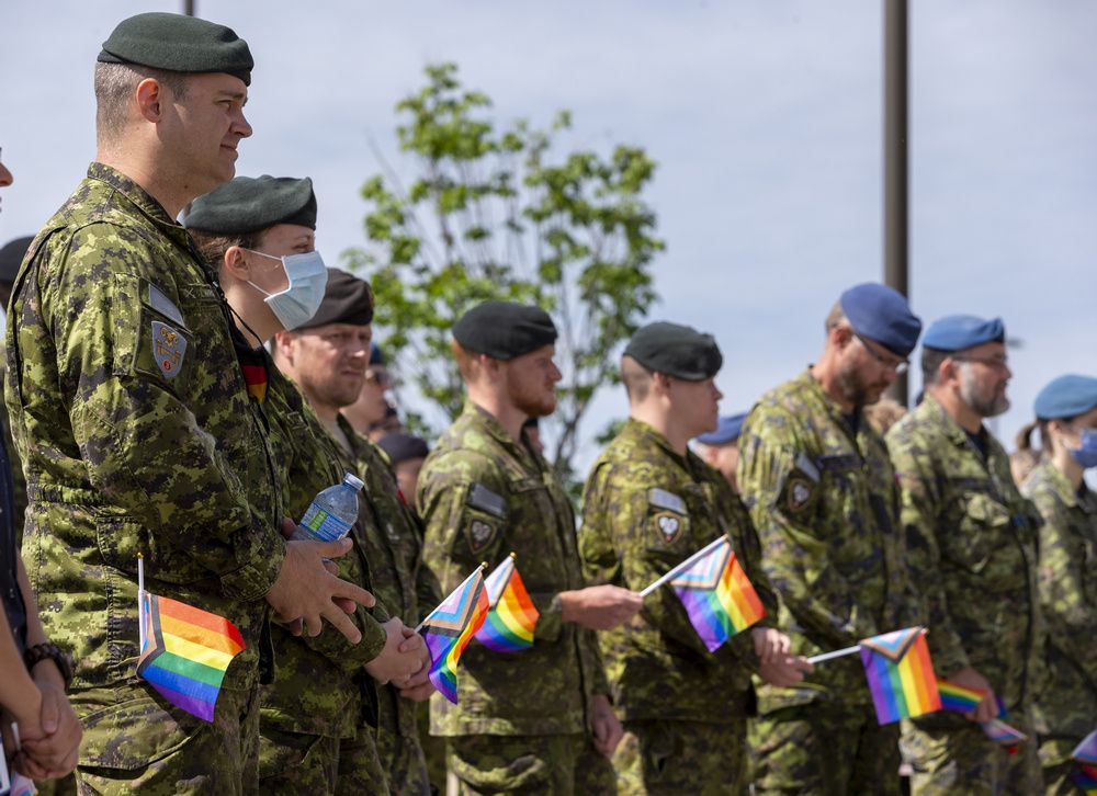 Canadian Forces Base Edmonton celebrates Pride with first parade ...