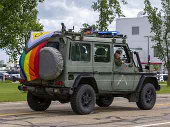 Canadian Forces Base Edmonton celebrates Pride with first parade ...