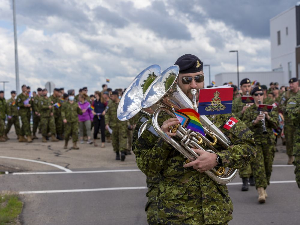 Canadian Forces Base Edmonton celebrates Pride with first parade ...