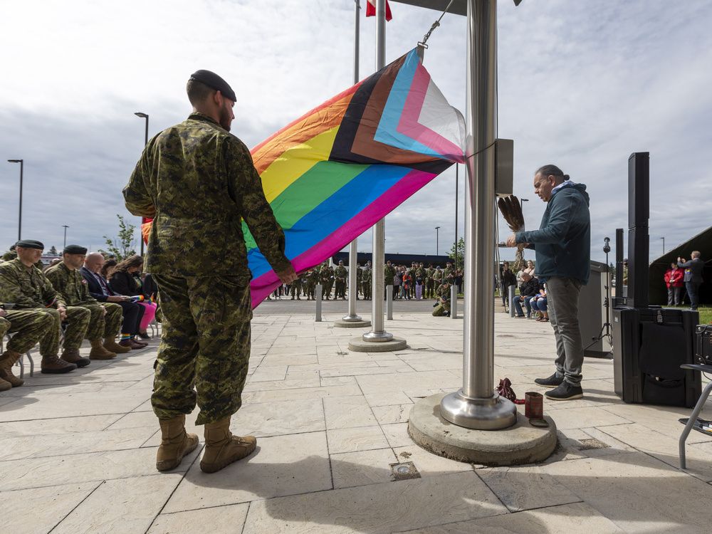 Canadian Forces Base Edmonton celebrates Pride with first parade ...