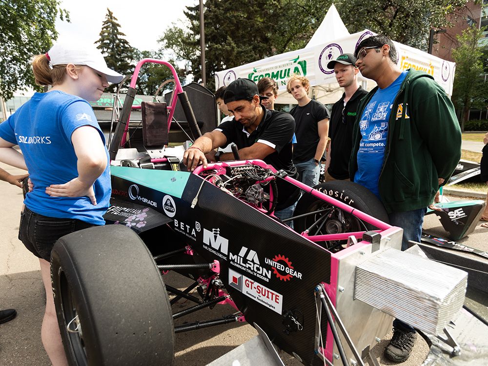 UAlberta Formula Racing team shows off most powerful race car in team ...
