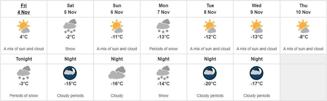 Edmonton weather: Warm today chance of snow or freezing rain overnight ...