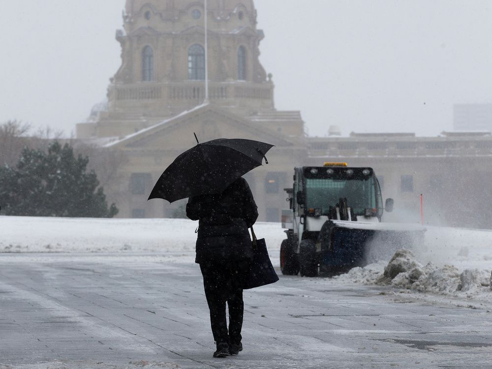 Nearly 150 collisions reported after winter storm wallops Edmonton ...