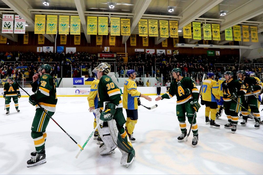 Photos: University of Alberta Golden Bears vs Ukraine U25 men’s ...