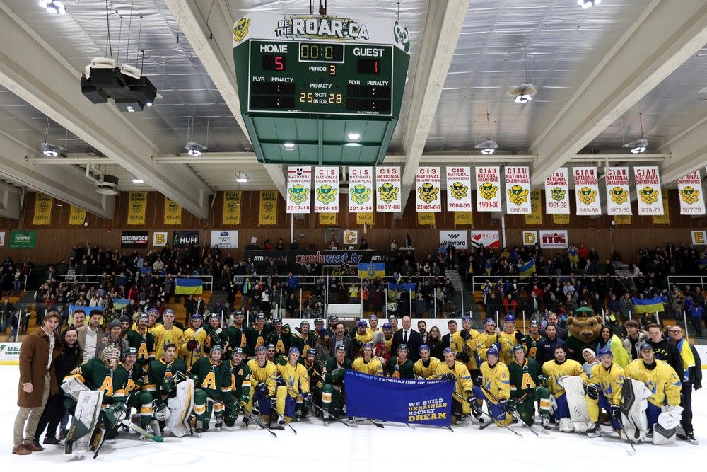 Photos: University of Alberta Golden Bears vs Ukraine U25 men’s ...