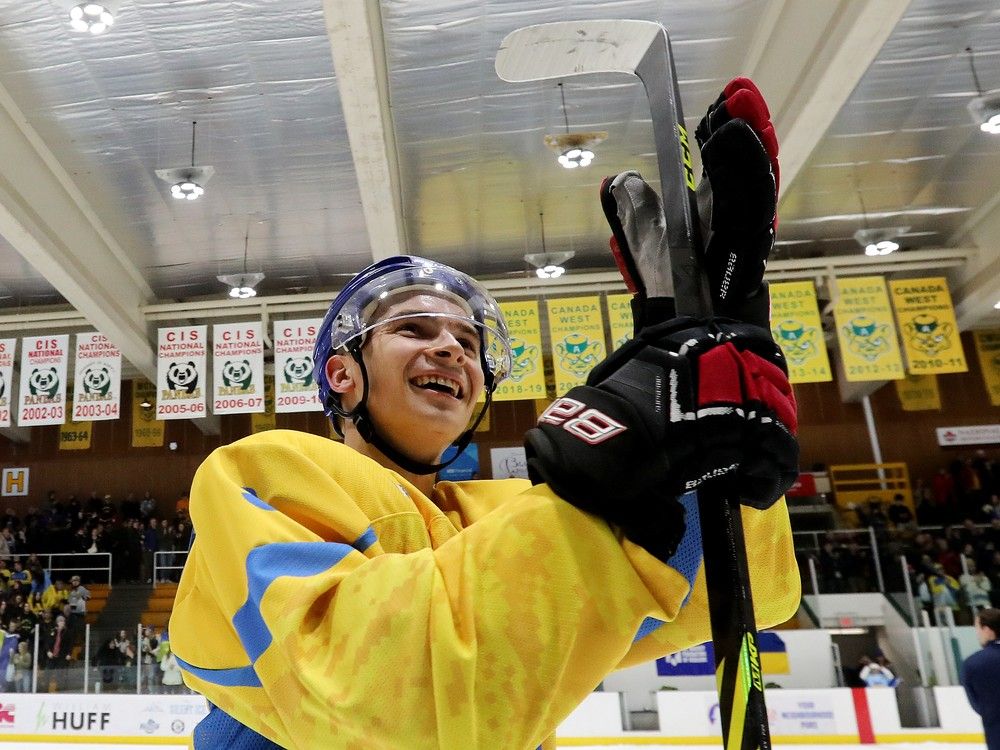 Photos: University of Alberta Golden Bears vs Ukraine U25 men’s ...
