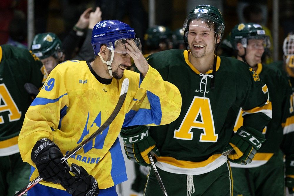 Photos: University of Alberta Golden Bears vs Ukraine U25 men’s ...