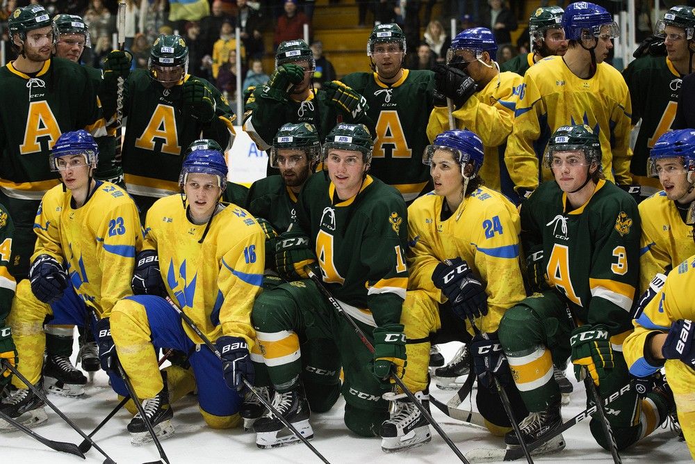 Photos: University of Alberta Golden Bears vs Ukraine U25 men’s ...
