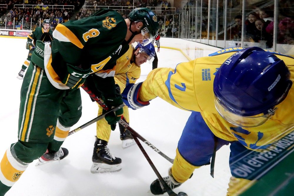 Photos: University of Alberta Golden Bears vs Ukraine U25 men’s ...