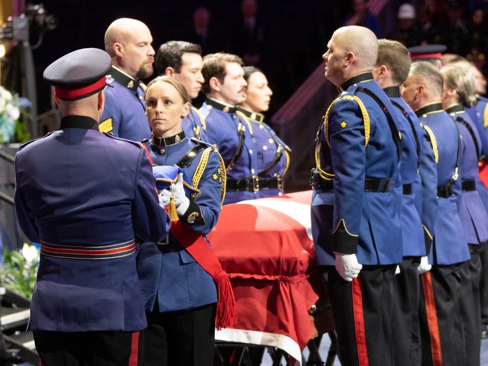 Photos: Regimental funeral for fallen EPS officers after procession ...