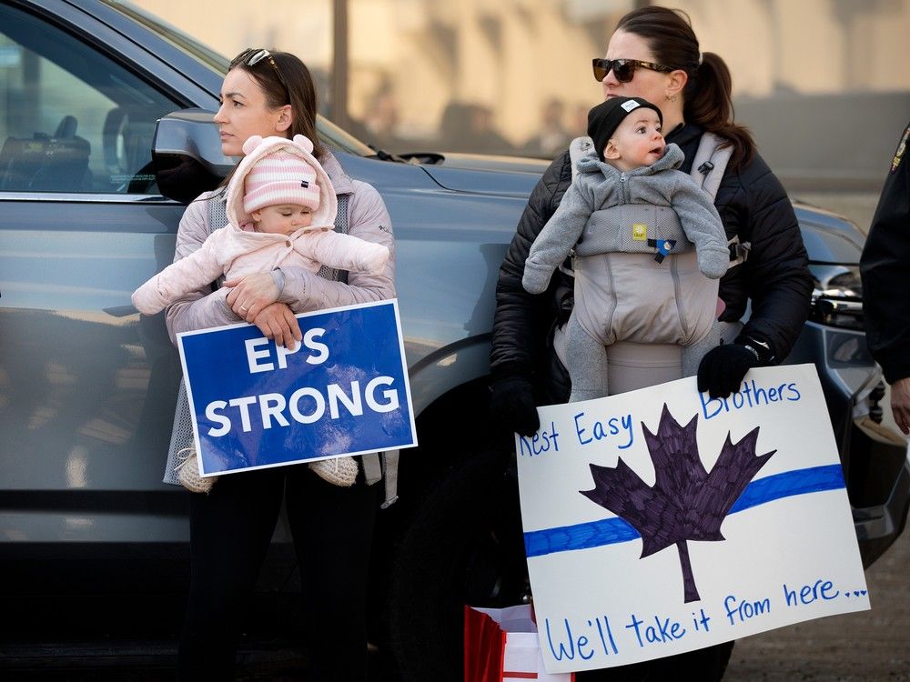 Photos: Processional for fallen Edmonton police officers | Edmonton Journal