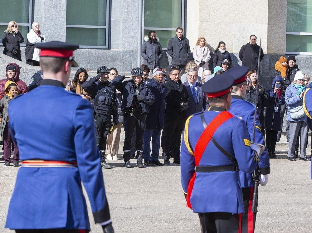 Photos: Regimental funeral for fallen EPS officers after procession ...