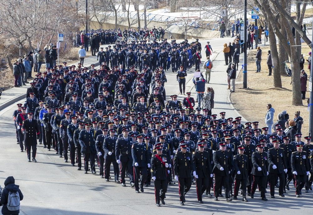 Photos: Regimental funeral for fallen EPS officers after procession ...