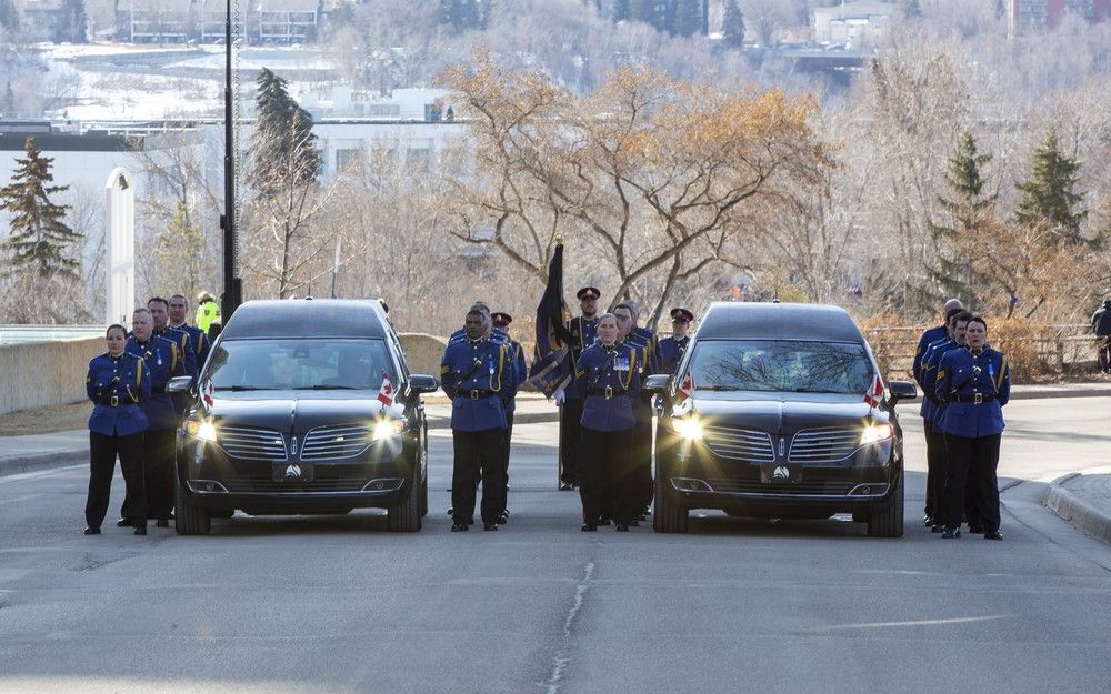 Photos: Regimental funeral for fallen EPS officers after procession ...
