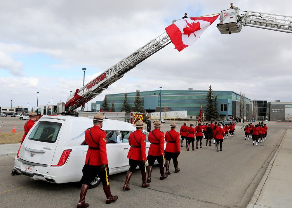 Photos: Regimental funeral procession for RCMP Const. Harvinder Singh ...