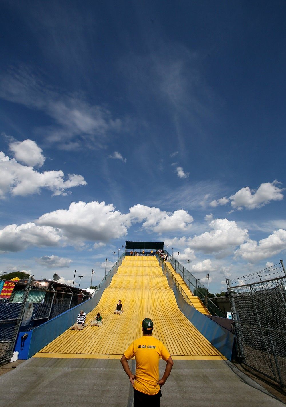 Photos: Edmonton's 'big yellow slide' dismantled after 49 years ...