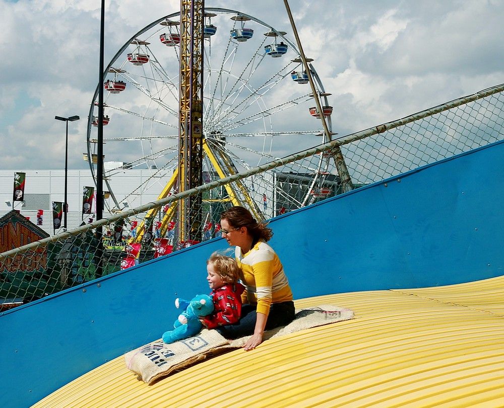 Photos: Edmonton's 'big yellow slide' dismantled after 49 years ...