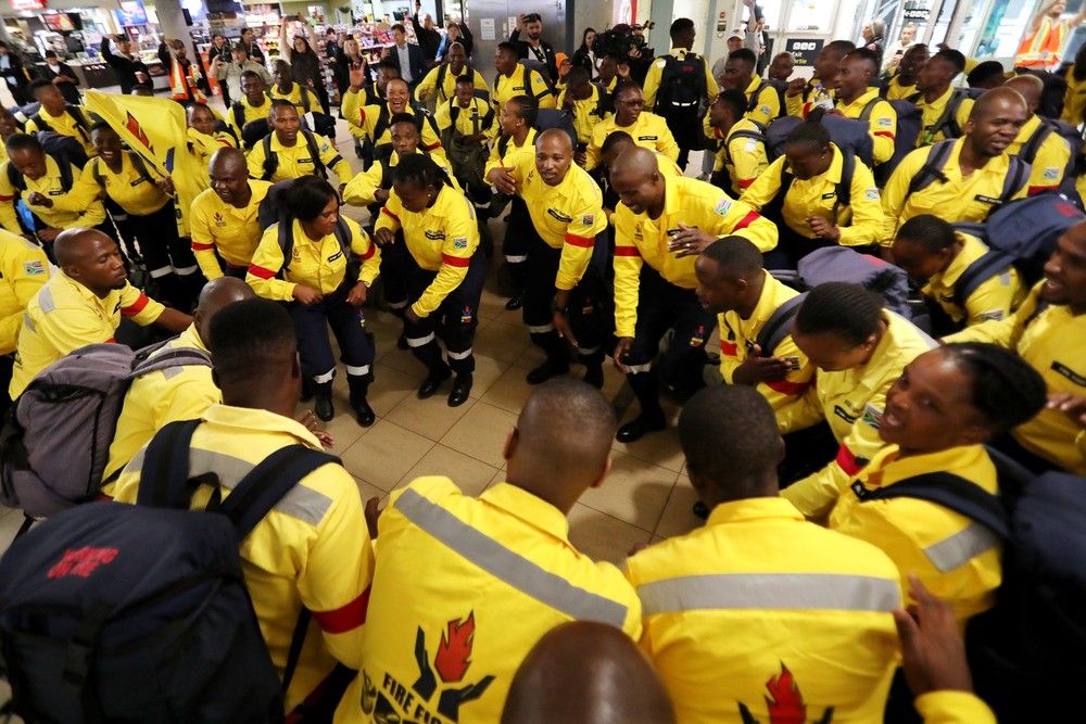 Edmonton welcome South African firefighters to help wildfire effort ...