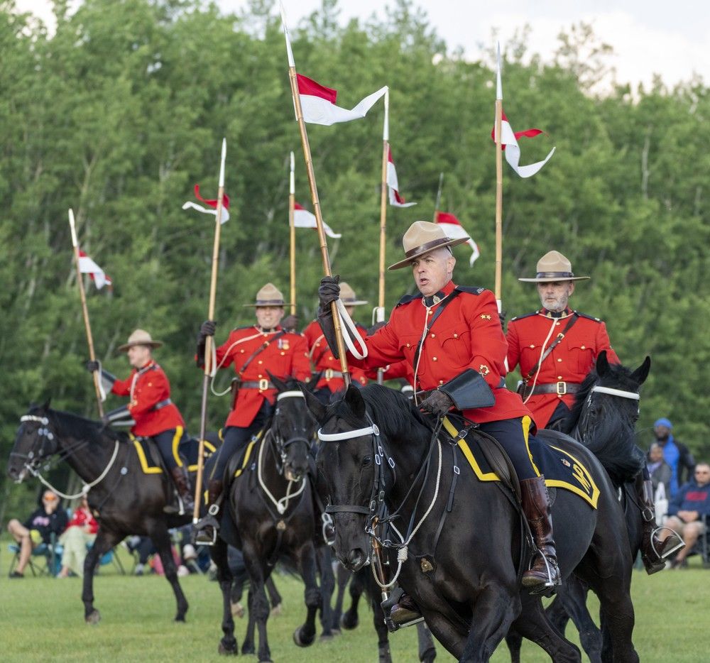 Photos: RCMP Musical Ride performs for crowd near Sherwood Park ...