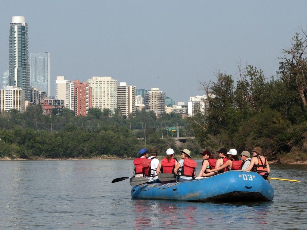 Edmonton floating adventures along the North Saskatchewan River ...