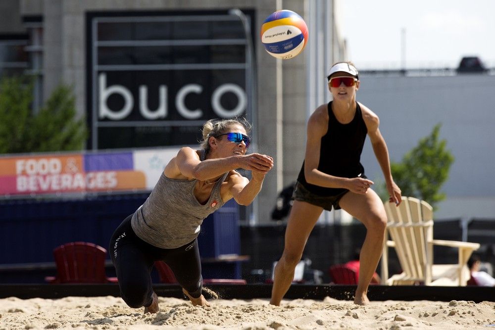 Photos: Volleyball World Beach Pro Tour Challenge in downtown Edmonton ...