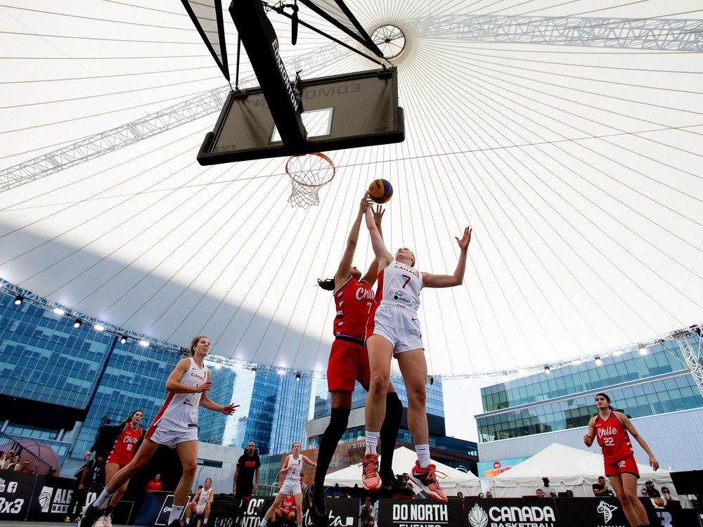 Photos: 2023 FIBA 3X3 Women’s Series event in Edmonton's ICE District ...