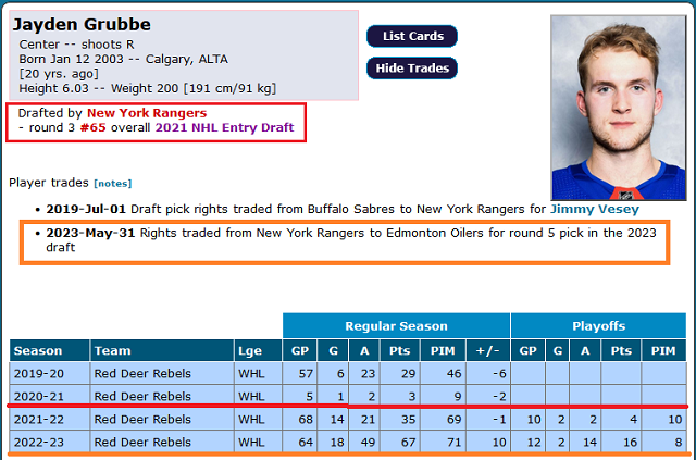 Oilers #8 prospect Jayden Grubbe | Edmonton Journal