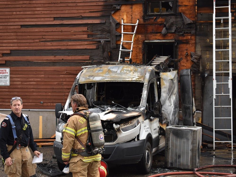 Photos: Edmonton firefighters respond to vehicle explosion | Edmonton ...