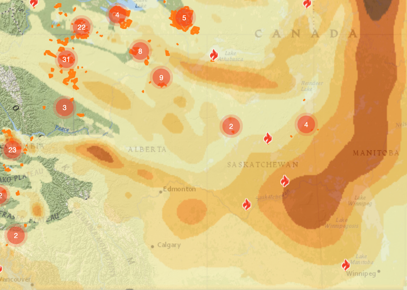 Air quality advisory issued after wildfire smoke blankets Edmonton ...