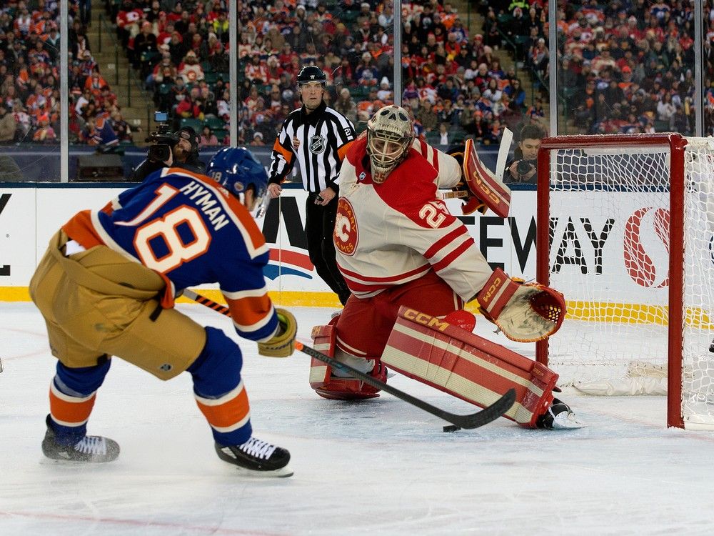 Photos: The Oilers beat the Flames in the Heritage Classic | Edmonton ...